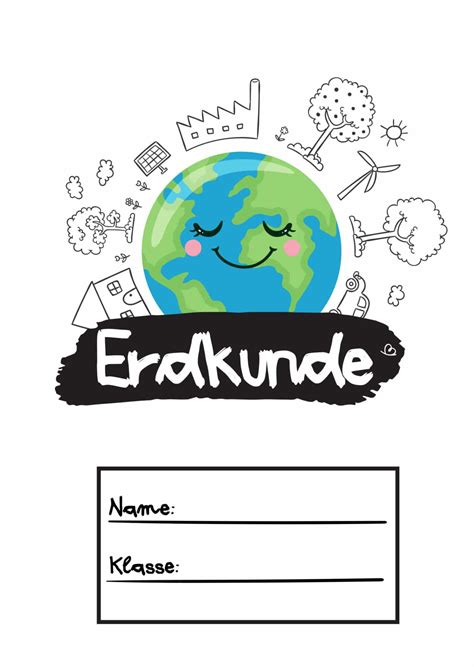 Erdkunde Deckblatt Erdkunde Deckblatt Deckblatt Schule Deckblatt The