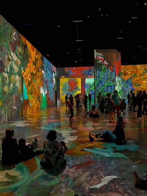 Good Ideas For Art Art Projection Creative Places Van Gogh Exhibition