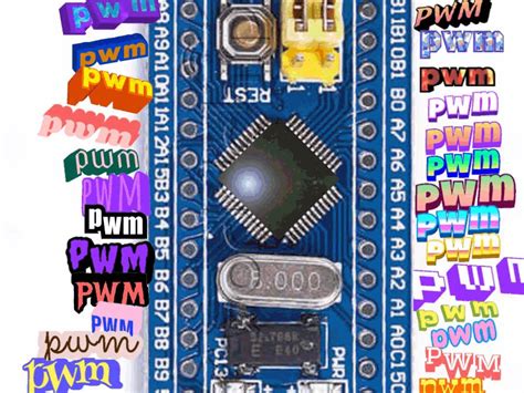 All Pins As Pwm At The Same Time Baremetal Stm32