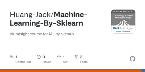 GitHub Huang Jack Machine Learning By Sklearn Pluralsight Course For ML By Sklearn