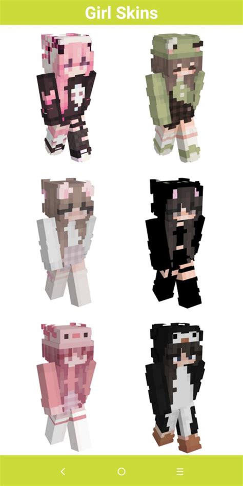 Girl Skins For Minecraft Para Android Descargar