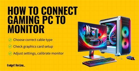 How To Connect Gaming PC To Monitor Set Up Gaming PC To Display