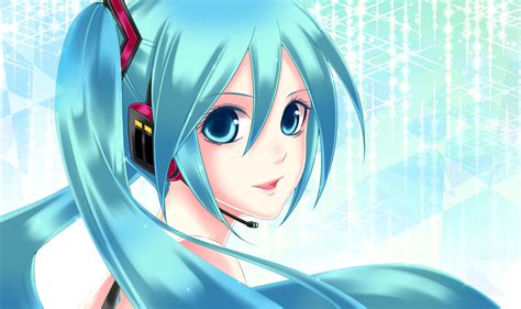 Close Hatsune Miku Headphones Vocaloid