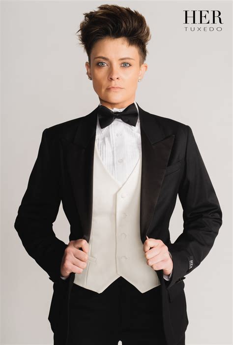 Womans Black Tuxedo Her Tuxedo
