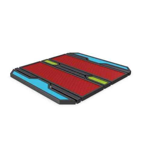 Scifi Tile Shape Red 3d Incl Scifi And Shapes Envato Elements