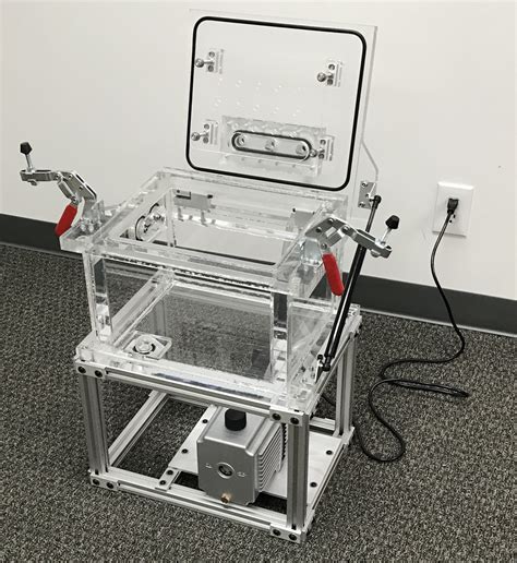 Bubble Leak Testing System Clear Acrylic Box Pneumatic 12 W X 10 D X 8 H