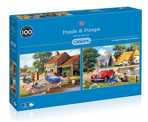 2 Puzzles Kevin Walsh Ponds Pumps Gibsons G5050 500 pièces