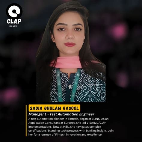 Sadia Ghulam Rasool On Linkedin Motivation Success Testing Fintech