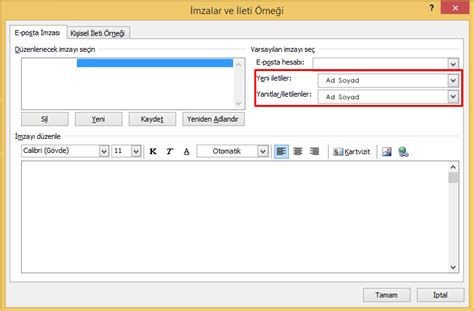 Mail İmza Ekleme Ivesgo Web Tasarım