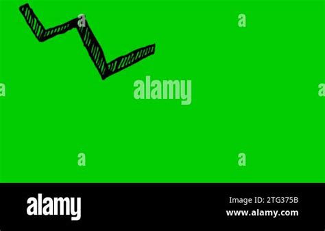 Animated Black Arrow Recession Chart Of Economy Economic Crisis