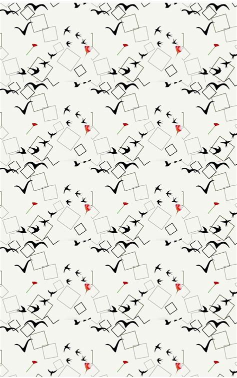 Abstract Bird Pattern