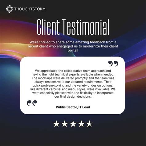 Thoughtstorm On Linkedin Clientsatisfaction Testimonials