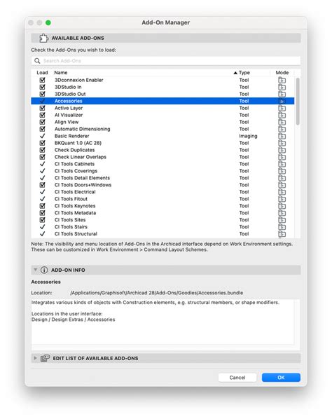 Solved Goodies Archicad 28 Accessories Library Package Graphisoft Community