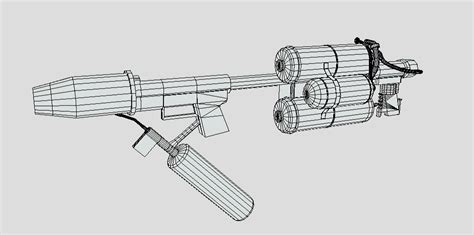 Flamethrower Model Turbosquid 1803178