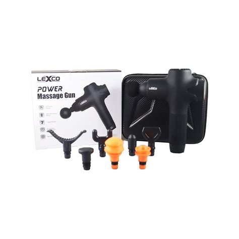 Lexco Power Massage Gun Black Bunnings Australia