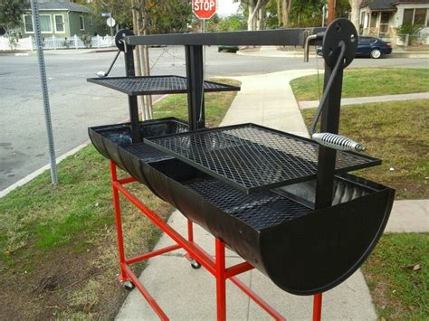 Santa Maria Bbq Grill For Sale Freshly Made Out Of Food Grade 55 Gallon Barrels Plenty Of