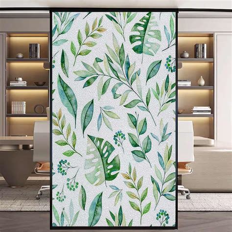 Adhesivos anticolisión para ventana película abstracta de privacidad para ventana puerta de