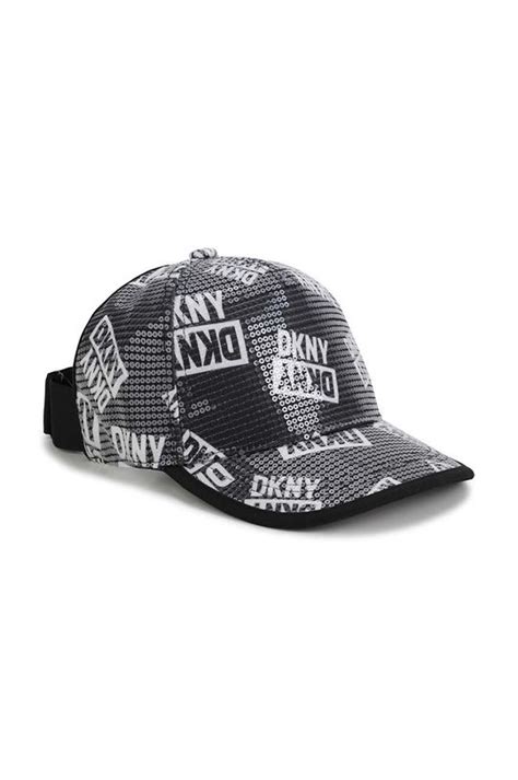 Дитяча кепка Dkny колір чорний візерунок | ANSWEAR.ua