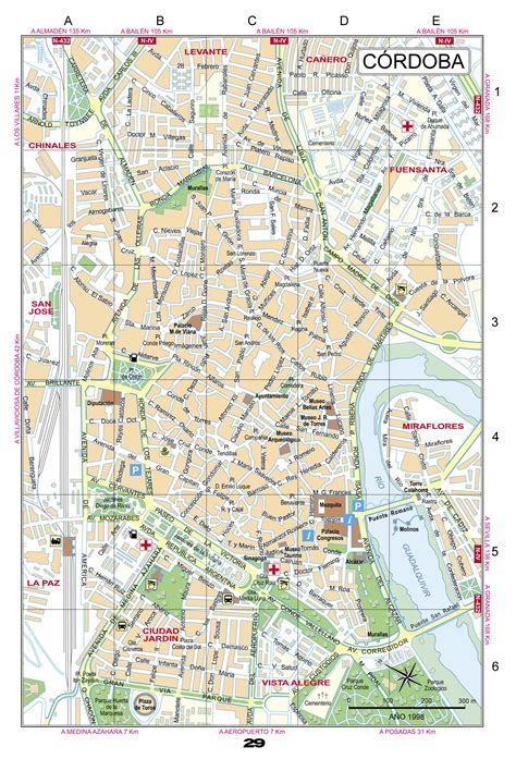 Mapa De Córdoba Tamaño Completo
