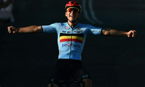 Remco Evenepoel ganó el campeonato mundial de ciclismo en ruta