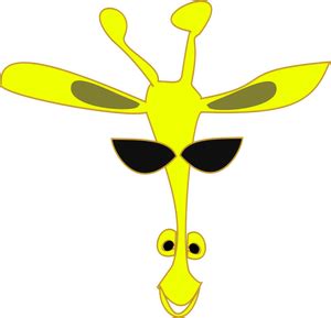 vector de jirafa bebé gratis Vectores de dominio público