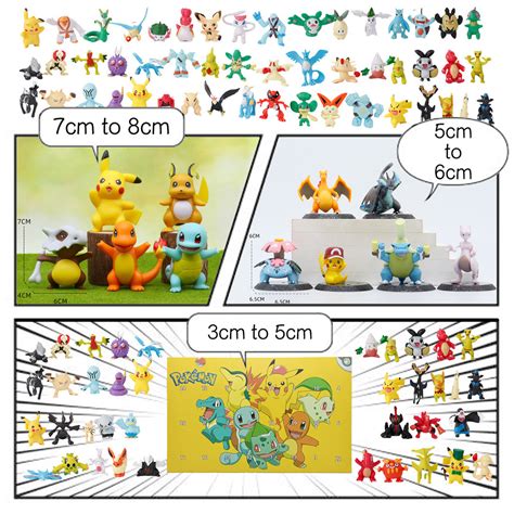Pokemon Figure Cake Topper Decoration Pikachu Blind Box Collectible