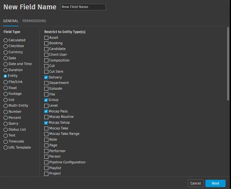 Error Creating Fields Community Flow Production Tracking