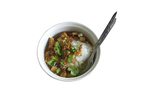 쌀 가루 또는 삶은 중국 파스타 광장의 붙여 넣습니다 중국어 국수 스프 롤 갈색에 대한 스톡 사진 및 기타 이미지 갈색