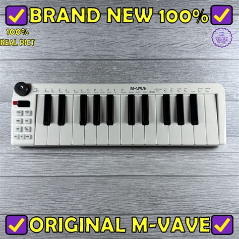 Jual M Vave Midi Keyboard Controller Bluetooth Smk 25 Mini 25 Keys Portable Shopee Indonesia