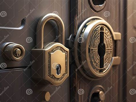 Encryption Symphony Unveiling The Power Of Digital Lock And Key Stock