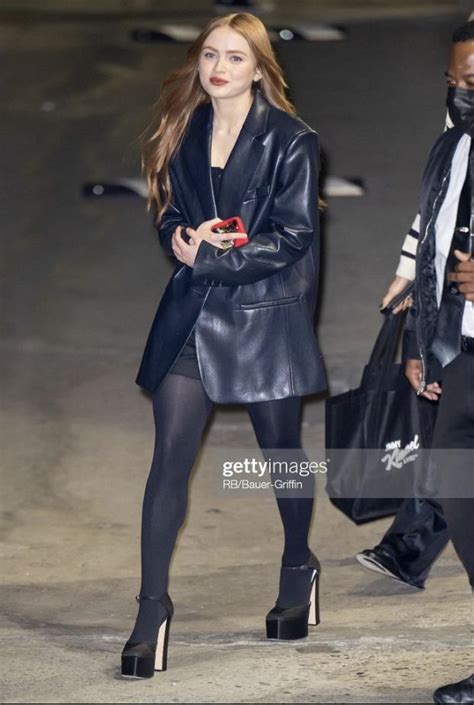 Sadie Sink Paparazzi For Jimmy Kimmel Show