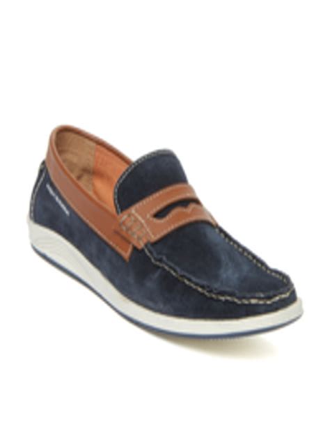 Buy High Sierra Men Navy Suede Loafers Casual Shoes For Men 251479