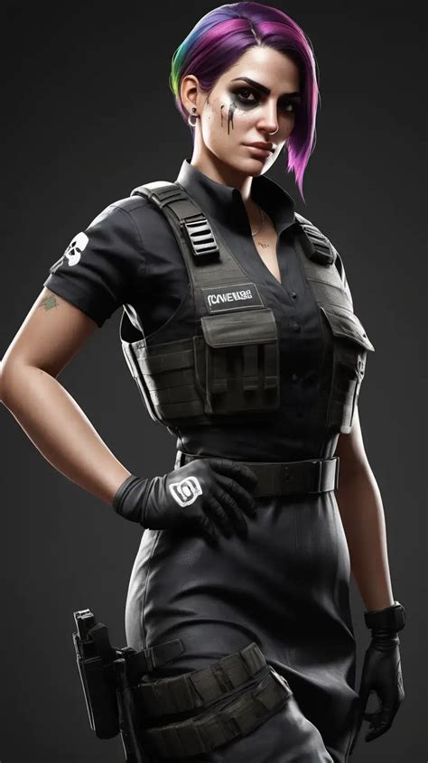 Elegant Portrait Of Caveira From Rainbow Six Siege In Realistic Style Muse Ai