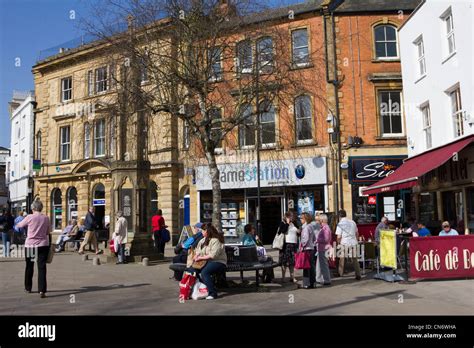 Yeovil Town Centre High Street Shops Somerset England Uk Stock Photo