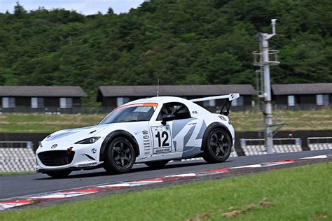 スーパー耐久第4戦にカーボンニュートラル燃料を使用する「mazda Spirit Racing Roadster Cnf Concept」が