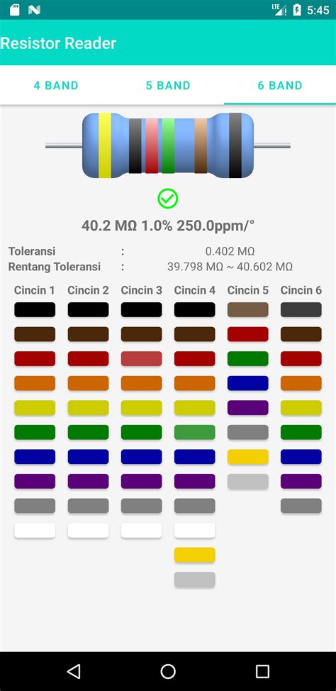 Resistor Color Code Calculator Apk Für Android Herunterladen