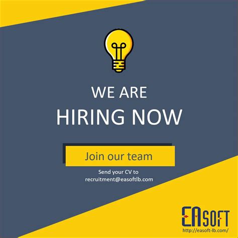 Easoft On Linkedin Hiring Recruitment Cv Softwaredevelopment Softwareengineer