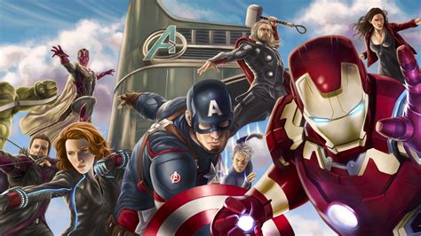 2560x1440 Avengers Assemble Artwork 1440p Resolution Hd 4k Wallpapers
