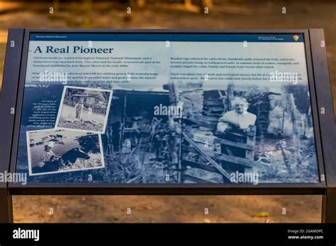 Interpretive Sign About Josies Cabin A Place Homesteaded By Josie