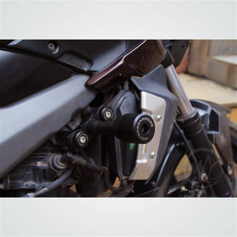 MOTOAGGRANDIZE Frame Sliders For BAJAJ Dominar 400 Black GEAR N RIDE Shop