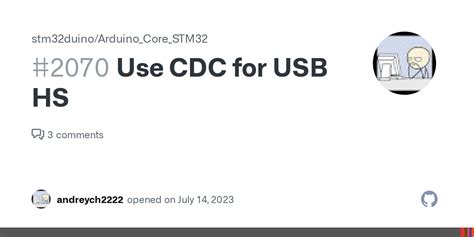 Use CDC For USB HS Issue 2070 Stm32duino Arduino Core STM32 GitHub