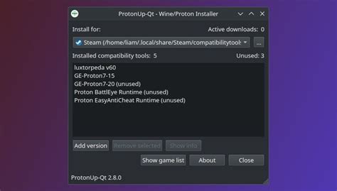 Linux And Steam Deck Compatibility Tool Helper Protonup Qt V280 Out