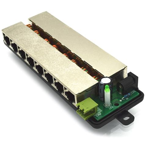 8 Ports Adaptateur PoE Passif 8Ch PoE Alimentation Grandado