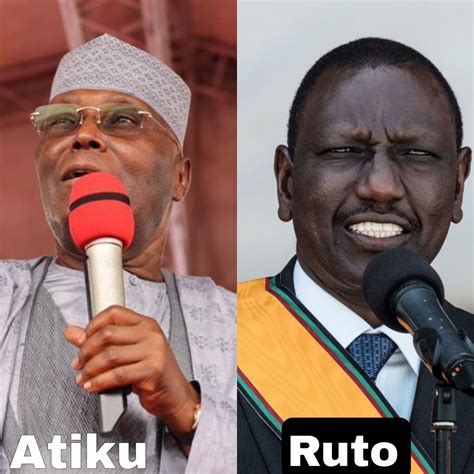 Atiku Congratulates Kenyas President Elect William Ruto