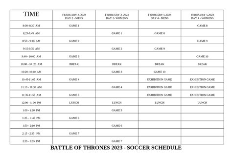 Intramurals Schedule 2023 Schemes And Mind Maps Computer Science