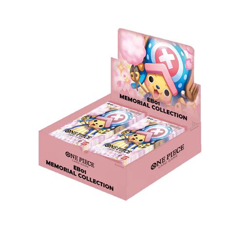 One Piece Card Game Eb 01 Memorial Collection Box Da 24 Buste