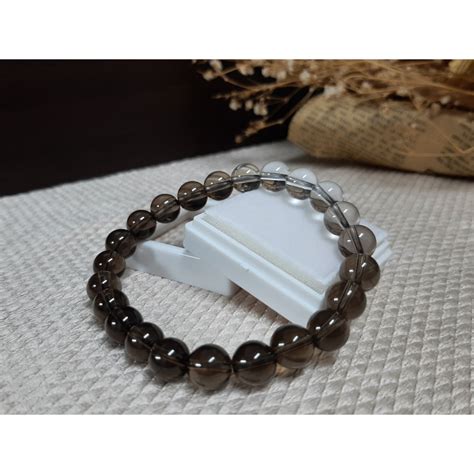 精品茶晶手串 茶晶手鍊 茶晶手珠 漸變款 知玉 小綿羊小舖 玉石水晶diy手作小舖 Iopen Mall