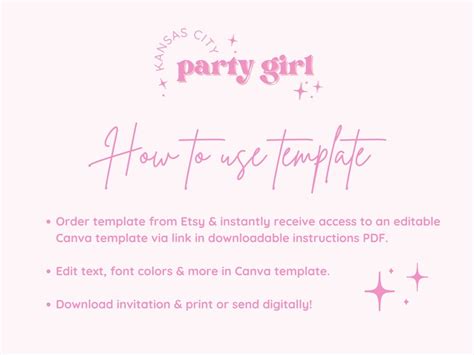 Cowgirl Bachelorette Party Invitation And Itinerary Template Lets Go