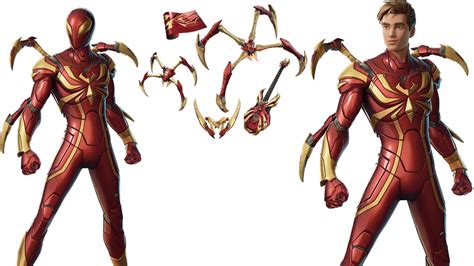 Iron Spider Fortnite Un Skin à Venir En Saison 4 Du Chapitre 5