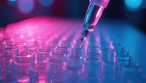 Illustration Of Lab Process Of Loading Samples Into Pcr Strip